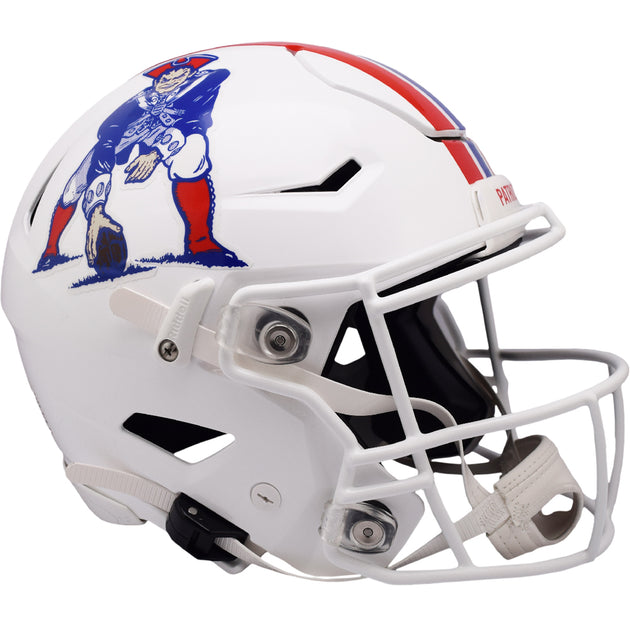 New England Patriots 1982-89 Throwback SpeedFlex Authentic Helmet – The ...