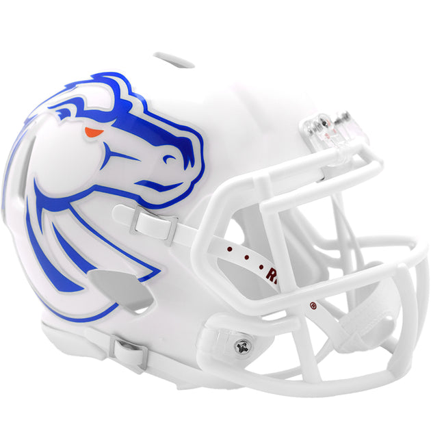 Boise State Broncos Speed Mini Helmet - White – The Speedy Cheetah