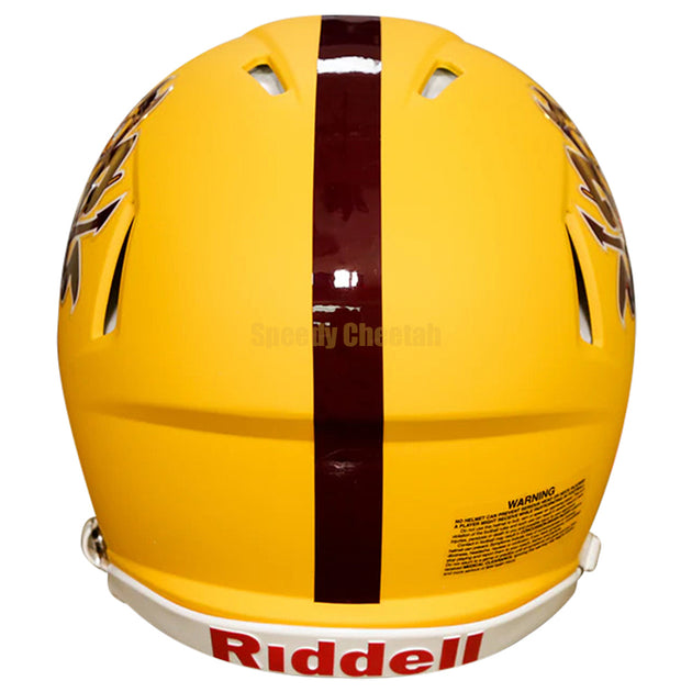 ASU Sun Devils Speed Authentic Helmet - Yellow Sparky – The Speedy Cheetah