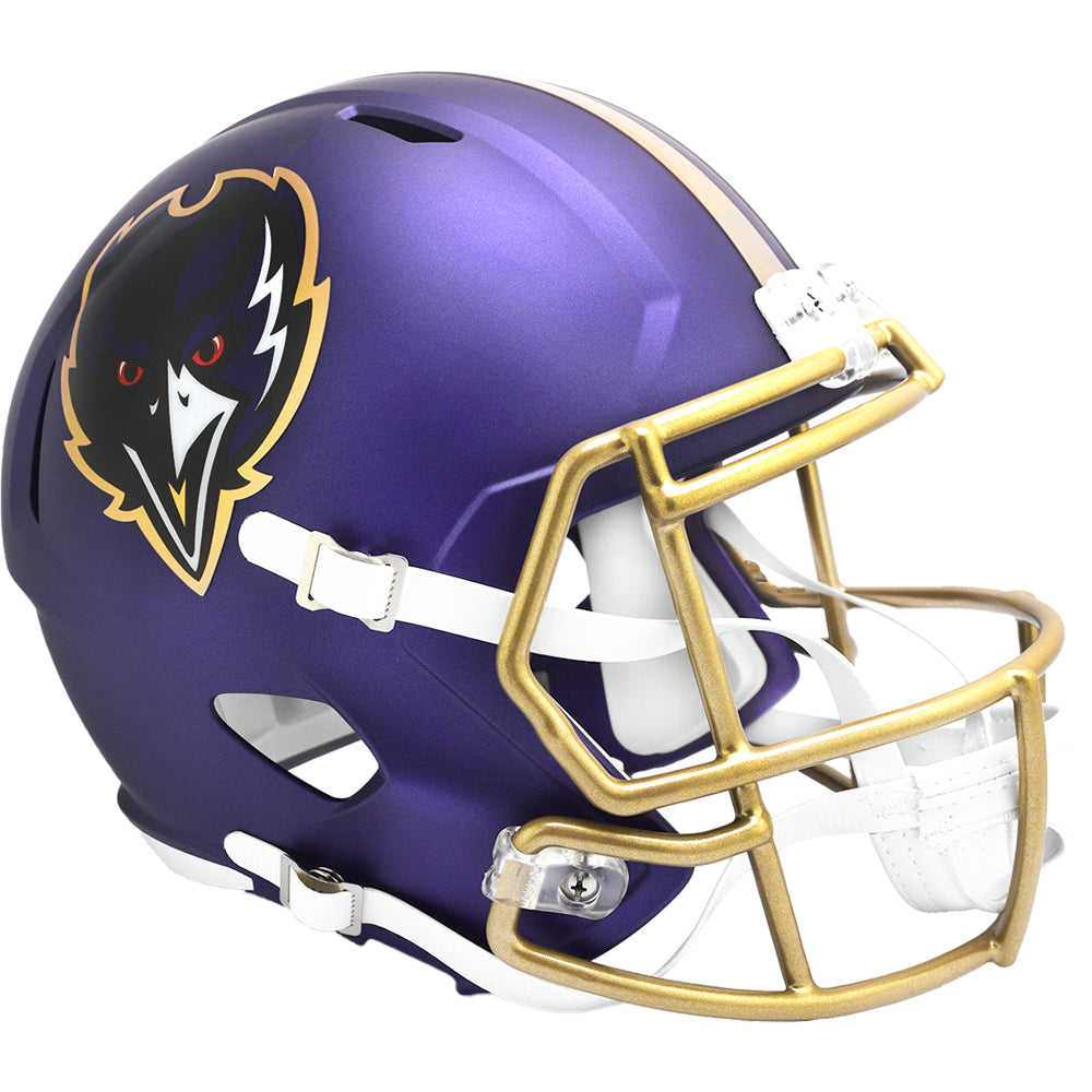 Baltimore Ravens Speed Replica Helmet - Purple Rising Alternate 2024 ...