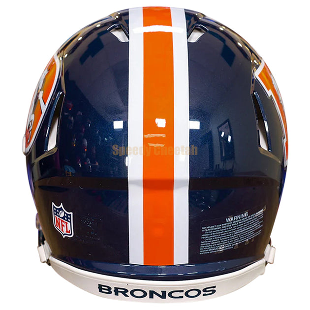 Denver Broncos Color Rush Authentic Helmet – The Speedy Cheetah