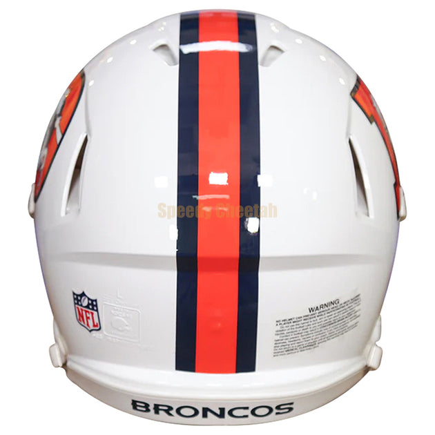 Denver Broncos Speed Authentic Helmet - White Alternate 2023 – The ...