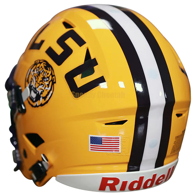 LSU Tigers Riddell SpeedFlex Authentic Helmet – The Speedy Cheetah