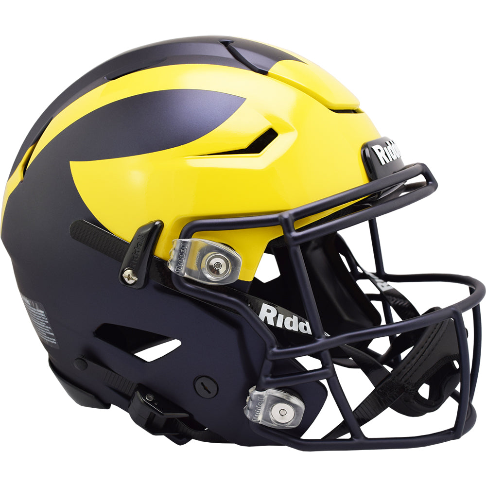 Michigan Wolverines Riddell SpeedFlex Authentic Helmet – The Speedy Cheetah
