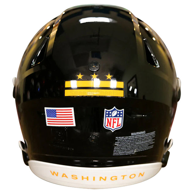 Washington Commanders SpeedFlex Authentic Helmet - Black Alternate 2022 ...