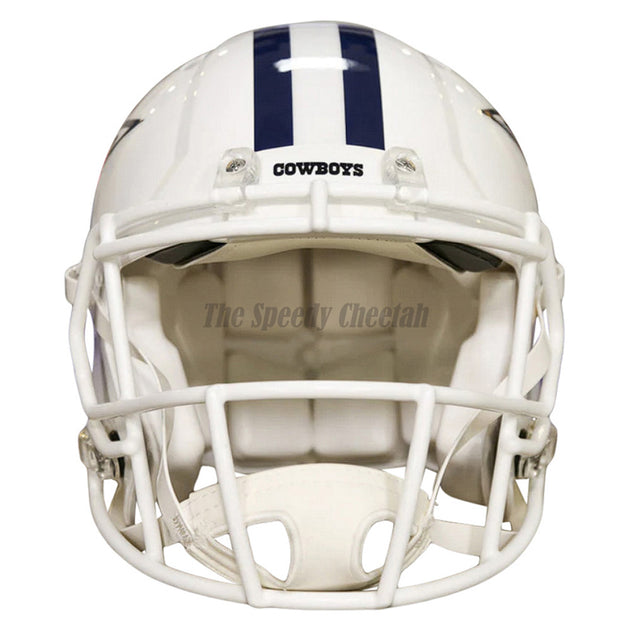 Dallas Cowboys Speed Authentic Helmet - White Alternate – The Speedy ...