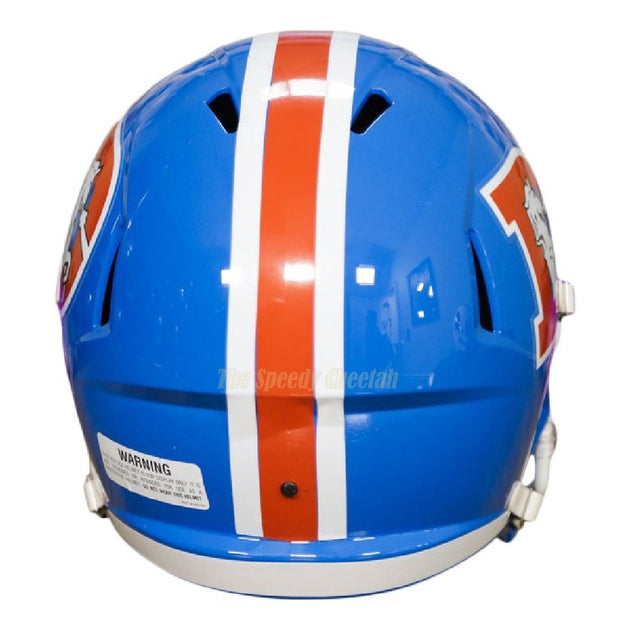 Denver Broncos Speed Replica Helmet - Throwback 1975-1996 – The Speedy ...