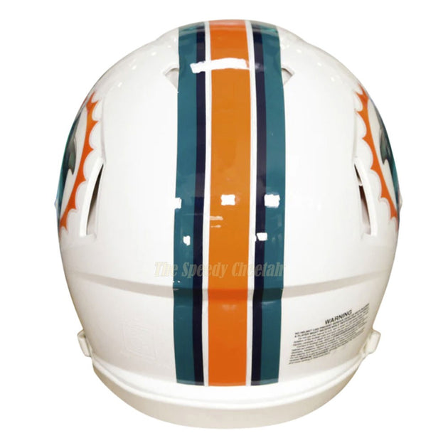 Miami Dolphins Speed Authentic Helmet - Throwback 1996-2012 – The ...