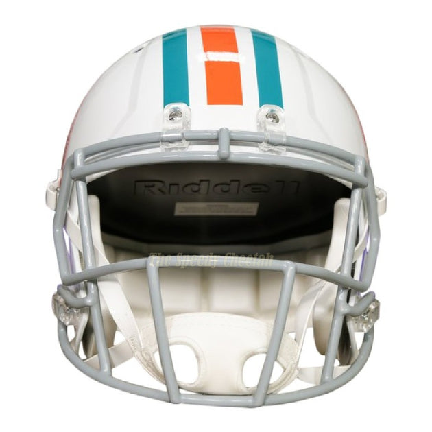 Miami Dolphins Speed Replica Helmet - Throwback 1972 – The Speedy Cheetah