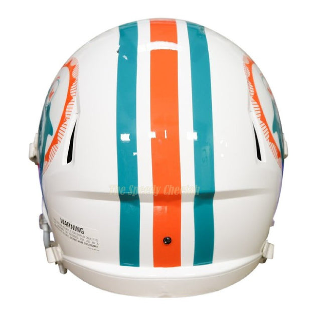 Miami Dolphins Speed Replica Helmet - Throwback 1972 – The Speedy Cheetah