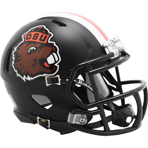 Oregon State Beavers Speed Mini Helmet - Black – The Speedy Cheetah