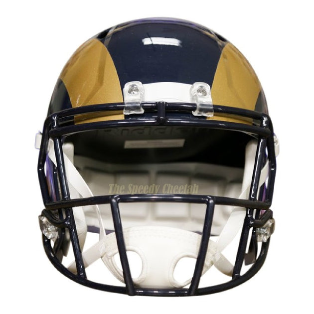 St. Louis Rams 2000-16 Riddell Throwback Replica Helmet – The Speedy ...