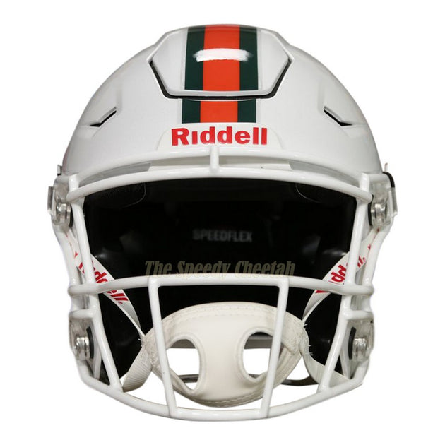 Miami Hurricanes SpeedFlex Authentic Helmet – The Speedy Cheetah